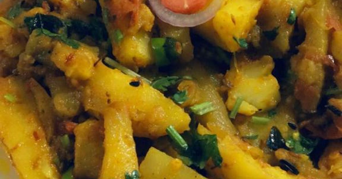 Allu Baingan Fry Recipe by Areeba Masroor - Cookpad