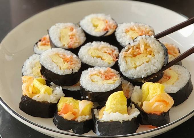 Resep Crabstick Kimbap oleh Cooking with Hel - Cookpad