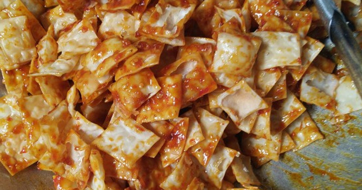 Resep Krupuk Pangsit Balado oleh Little Kitchen - Cookpad