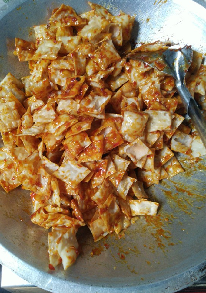 Resep Krupuk Pangsit Balado oleh Little Kitchen - Cookpad