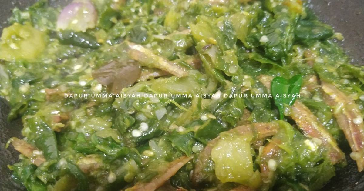 Resep Sambal Cabe Ijo Asin Teri Oleh Umma Aisyah Cookpad