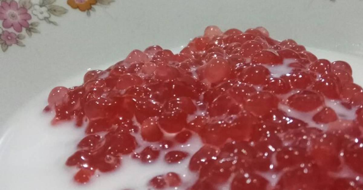 Resep Jenang sagu mutiara fiber creme oleh Rohmania Putri - Cookpad