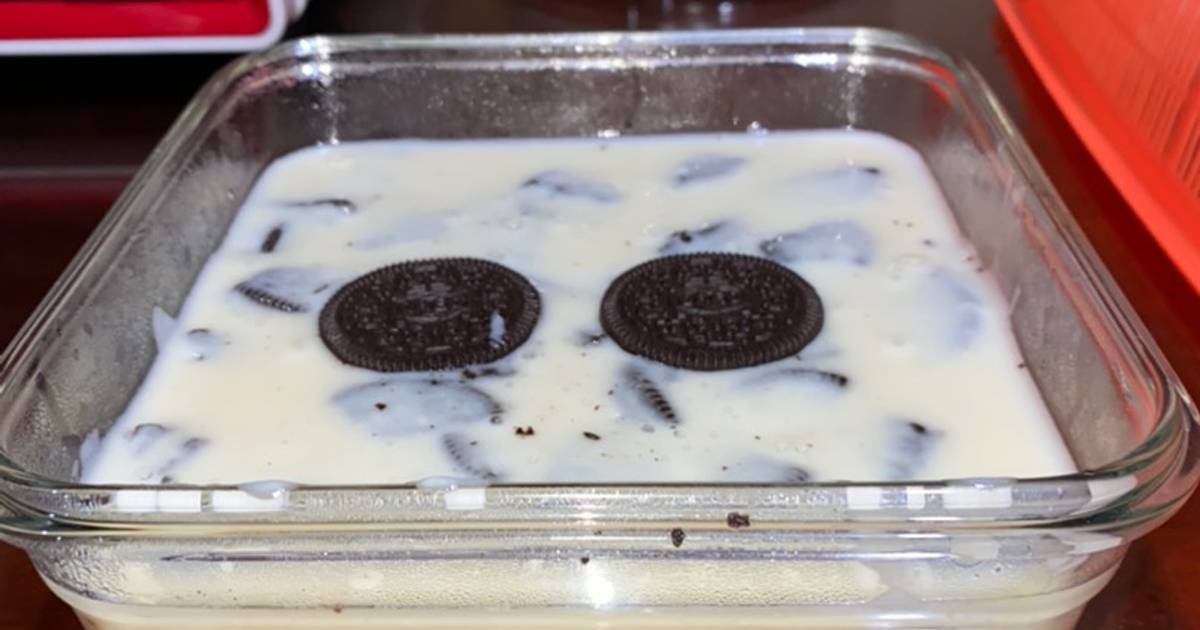 Resep Oreo silky pudding with cookies & cream oleh zafira mutia - Cookpad