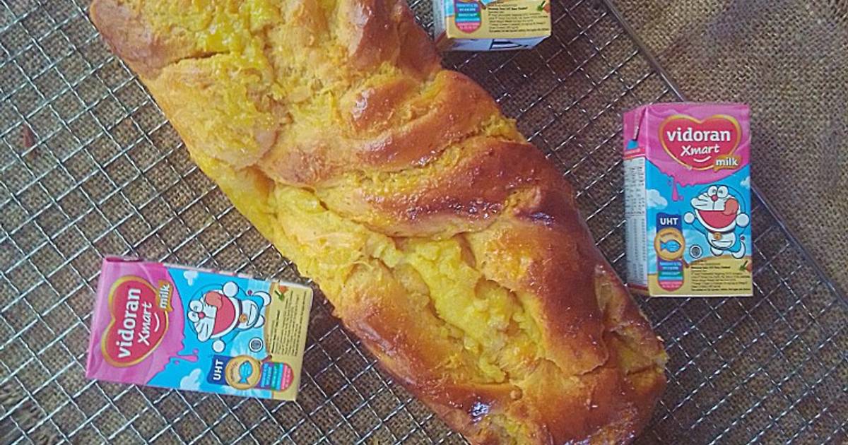 Resep Roti Custard~Roti Custard Tape Singkong ULEN TDK SAMPAI ELASTIS ...