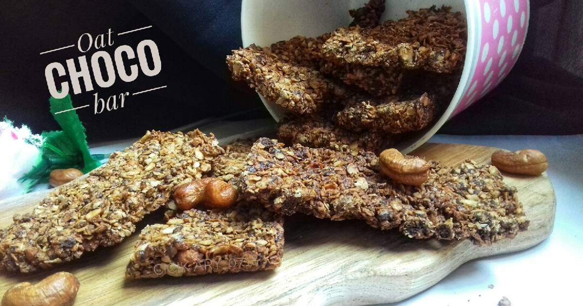 Resep Oat Choco Bar oleh Cicik Ary - Cookpad