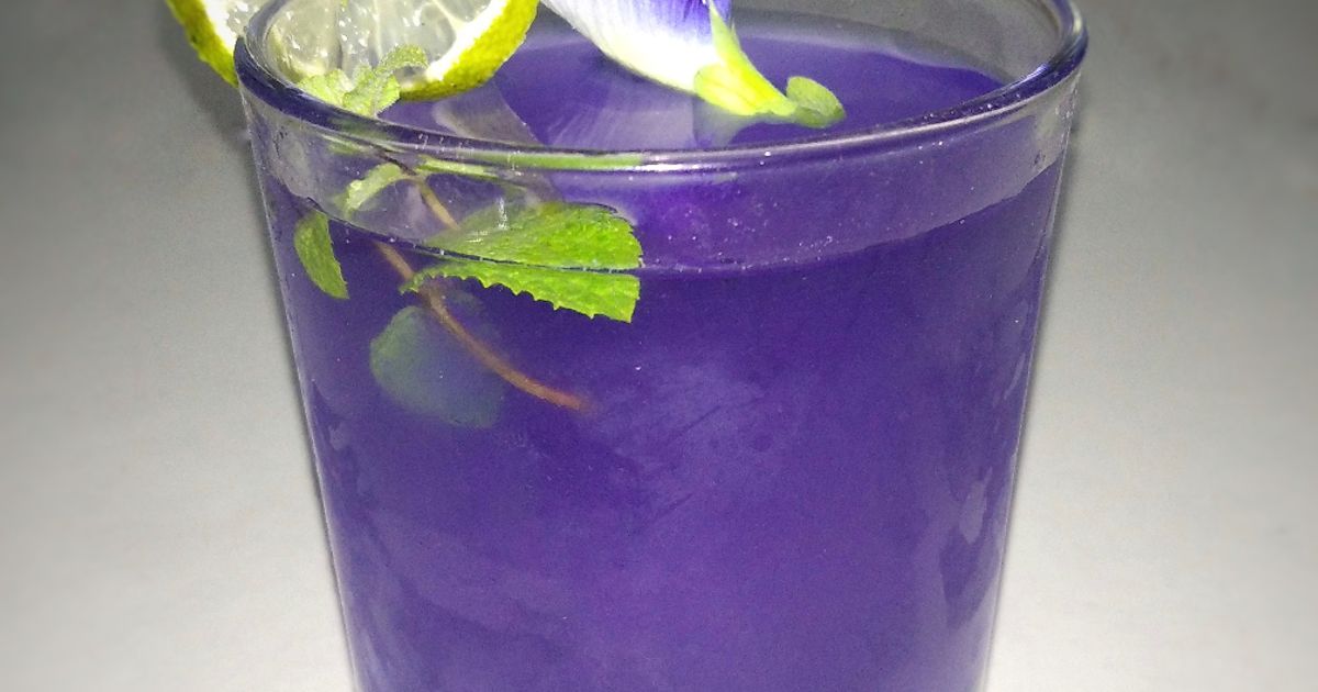 Resep Lemon Tea Bunga Telang oleh Venty Eka Pratama - Cookpad