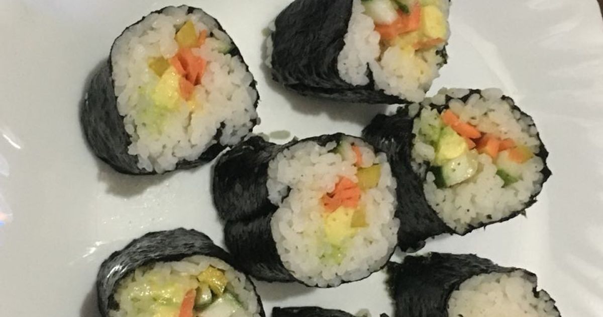 Vegetable Maki Sushi Recipe by Duncan Wambua - Cookpad