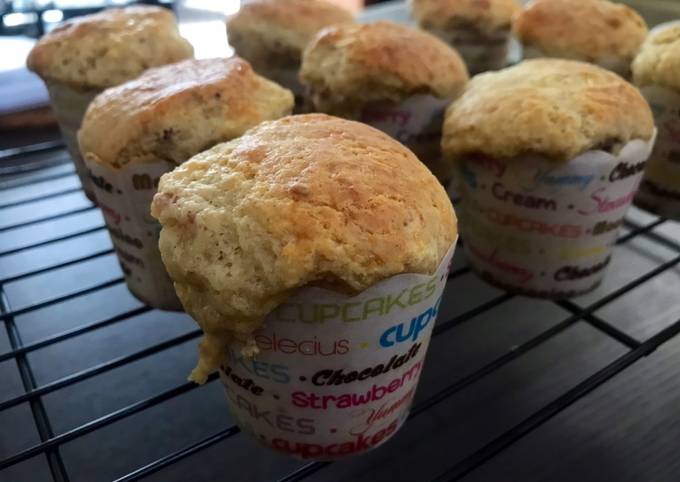 Resep Bacon and Cheese Muffin - Another Starter Discard oleh ...