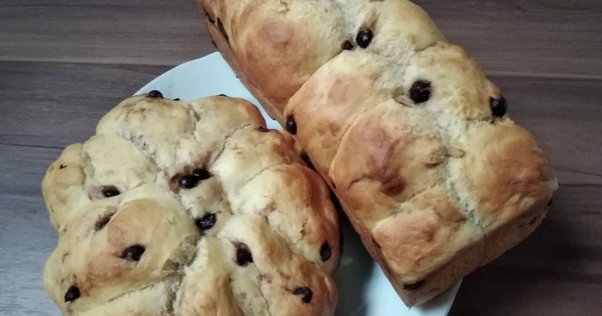 Resep Roti sobek choco chip oleh Pawon Ibuk - Cookpad