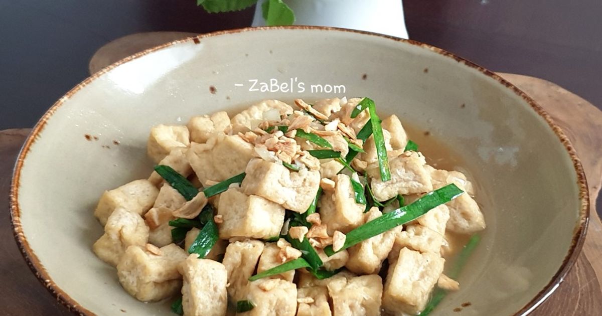 Resep Ca Tahu Kucai Simpel oleh Heniwatisuma, ZaBel's mom - Cookpad