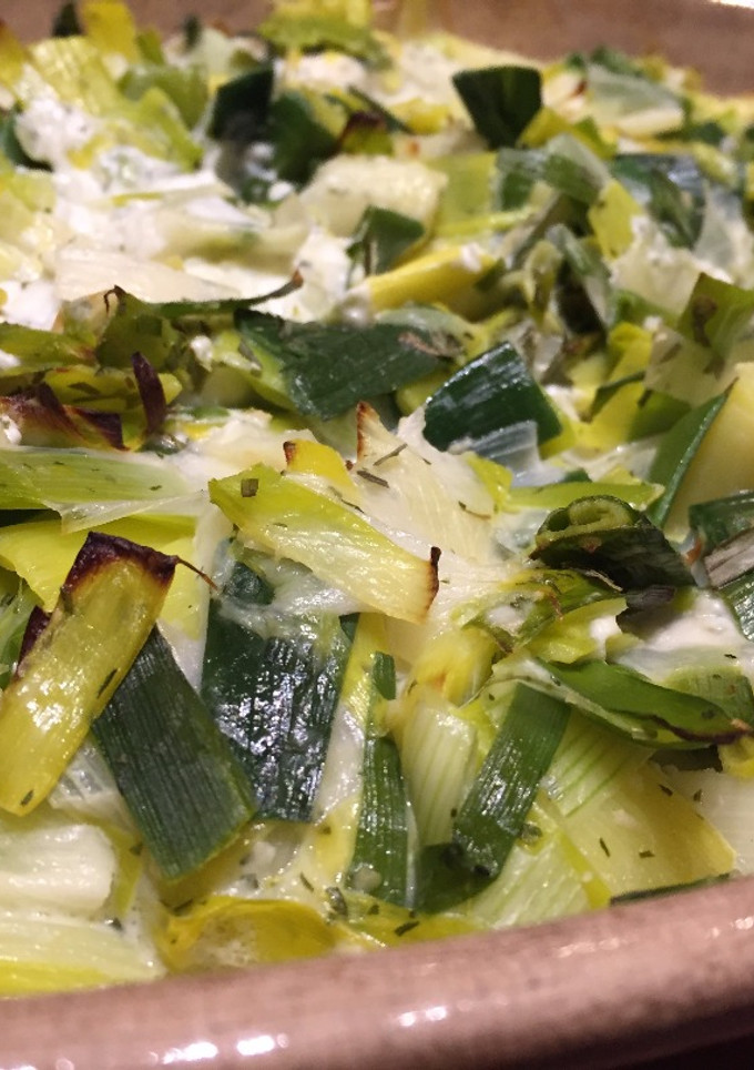 Gratin D'hiver Aux Poireaux Et Chèvre Frais de RegineM-LRQDO - Cookpad