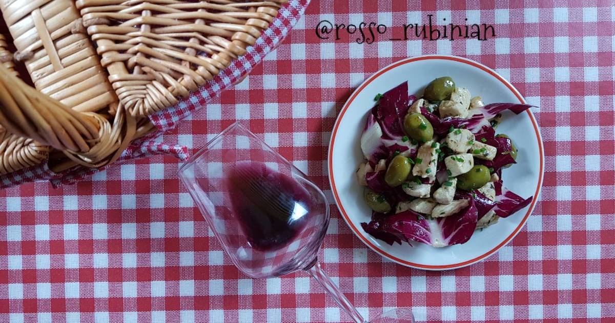 Ricetta Insalata di pollo per il pic nic di rosso rubinian - Cookpad