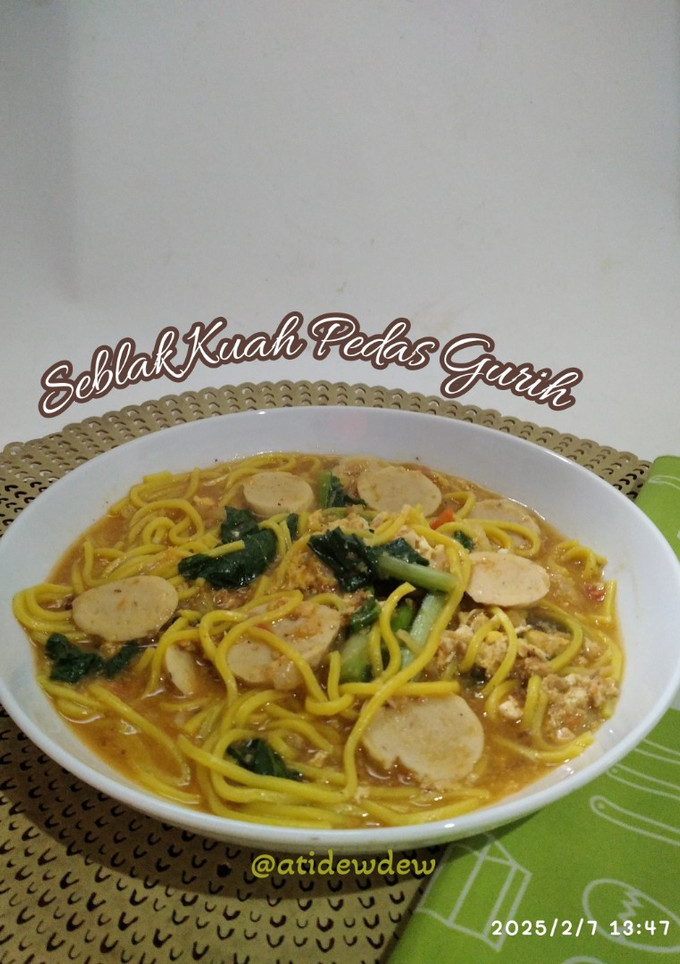 Resep *Seblak Kuah Pedas Gurih* oleh ati dewanthi - Cookpad