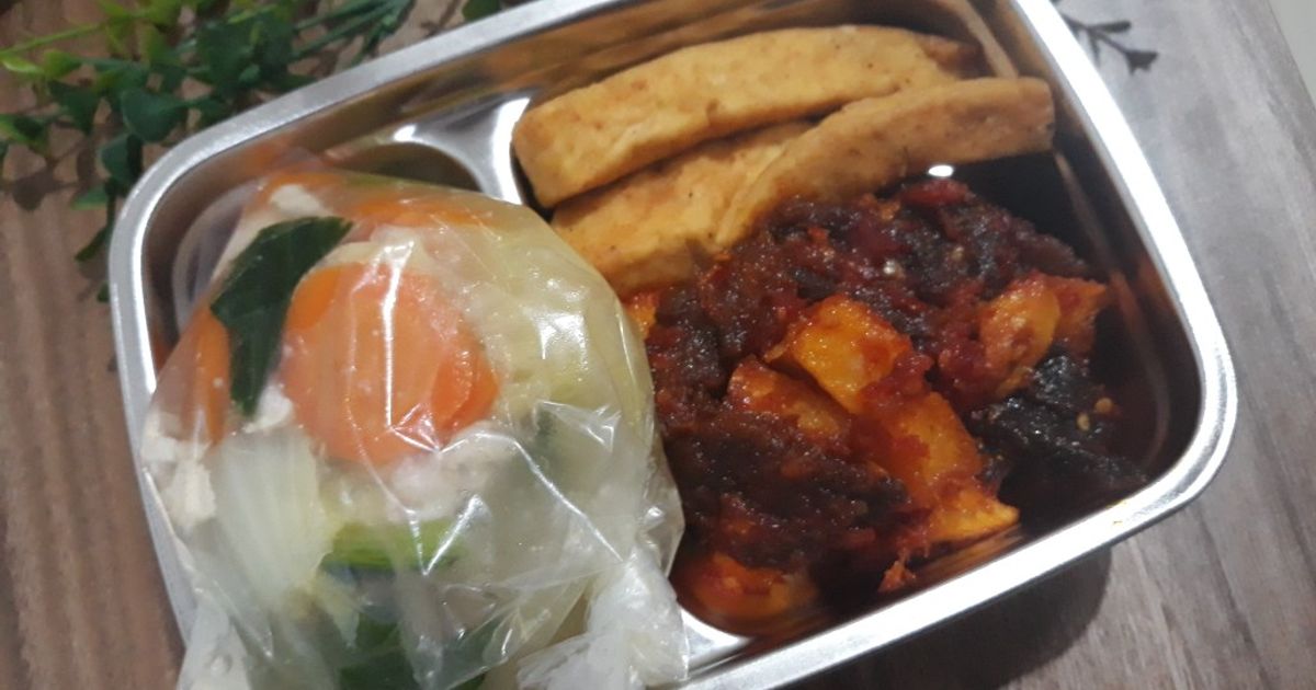 Resep cemilan simple kentang dan tahu rumahan enak dan mudah - Cookpad