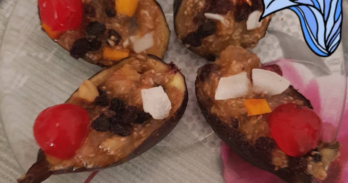 Brevas rellenas Receta de Conchy Domper Franco- Cookpad