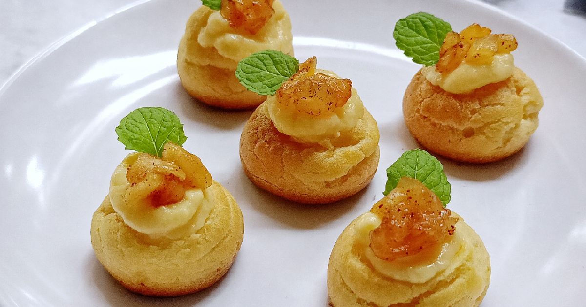 Resep Apple Pie Choux oleh Desi Dresviana (IG : @chici_desi) - Cookpad