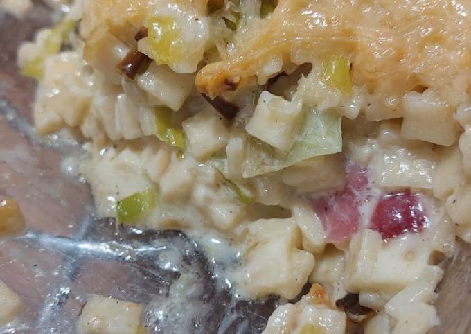 Gratin de Crozets au poireaux et Beaufort de Alexis Leroux - Cookpad