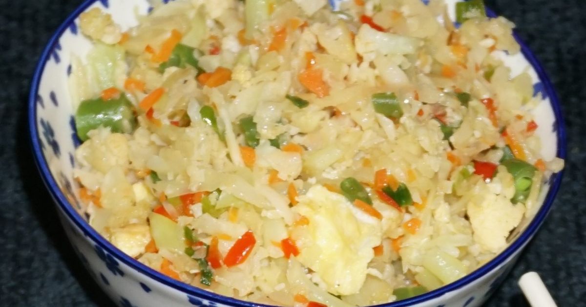 Stir Fried Cauliflower Rice, Jon Style Recipe By Jon Michelena