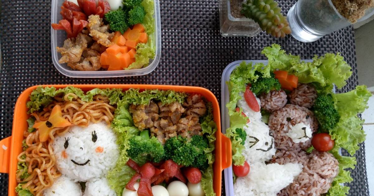 Resep 125. Nasi Bento Karakter oleh Fransiska - Cookpad