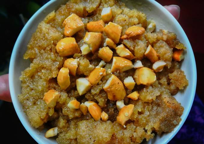 Suji Halwa/Rava halwa Recipe by Tanaya - Cookpad