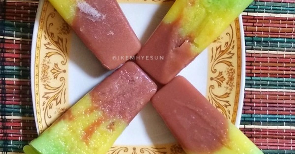 Resep buah popsicle melon rumahan enak dan mudah - Cookpad