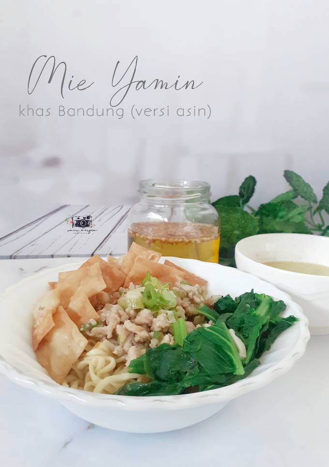 Resep Mie Yamin Bandung (versi asin) oleh Ummu Maryam - Cookpad