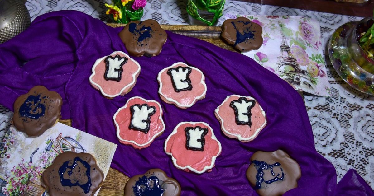 Eggless Choco Cookpad Logo Cookies. #Cookpadturns3 Recipe by Sampa ...