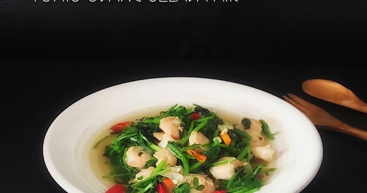 22 resep cah selada air udang tanpa msg enak dan mudah - Cookpad