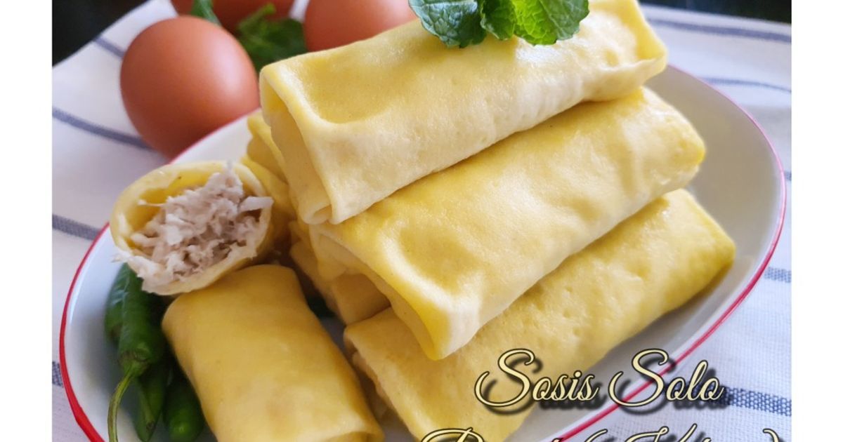 Resep Sosis Solo Basah (Kukus) oleh Tina Hasbie - Cookpad