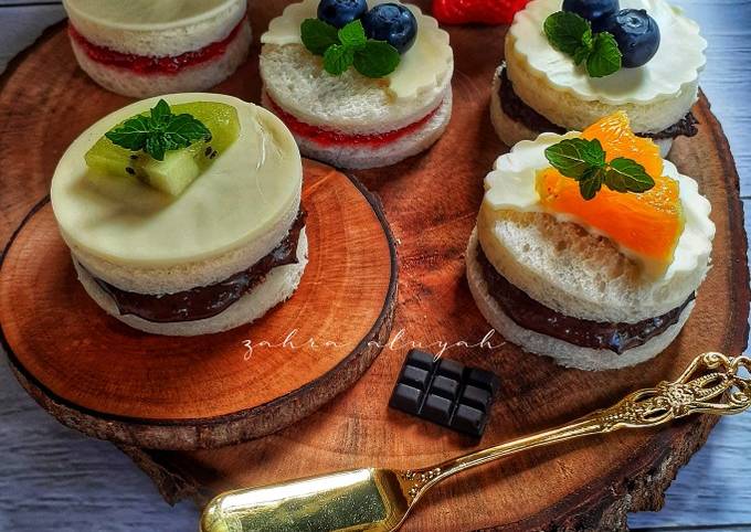 Resep Roti tawar isi selai dan buah oleh Zahra Aliyah - Cookpad