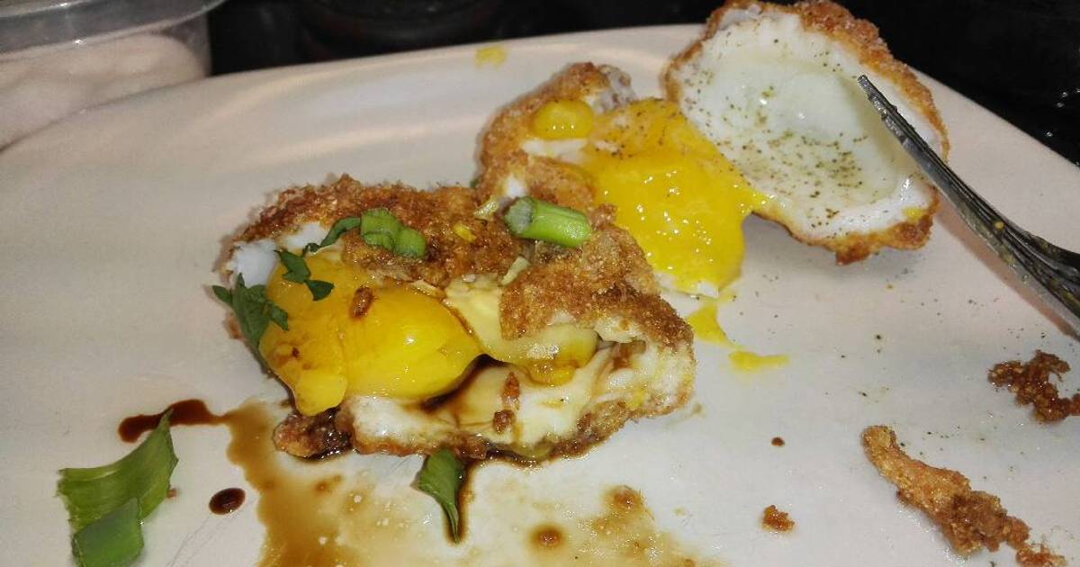 Deep fried eggs Recipe by AlbertoB - Cookpad