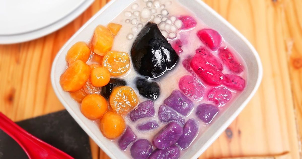 Resep Taro Balls / Taiwanese Dessert Black Ball Murah Gampang Hasil ...