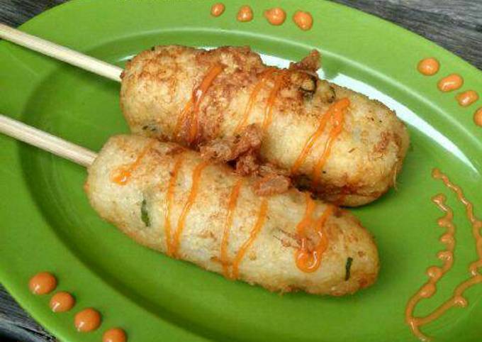 Resep Nasi Stik isi Sosis oleh Mommy Rey - Cookpad