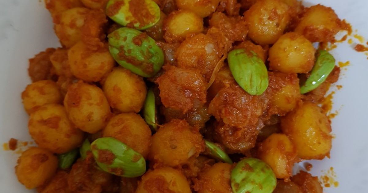 Resep Sambal Goreng Kentang + Udang Pete oleh Titi - Cookpad