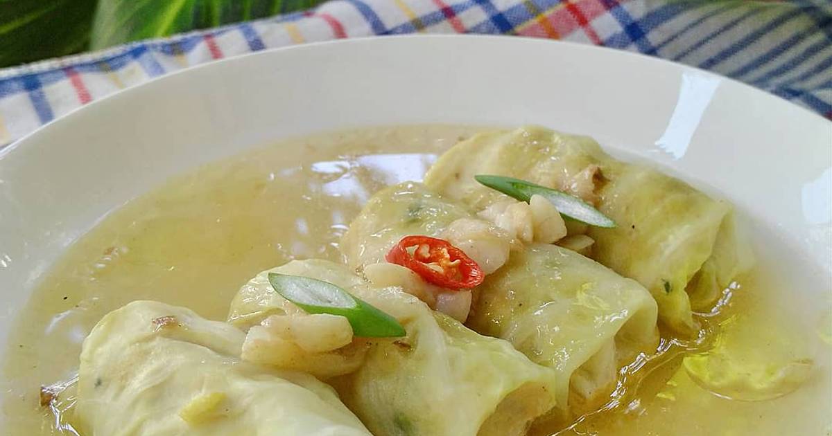 Resep Siomay Kubis (Kuah Kaldu) oleh Arina Pramudita - Cookpad