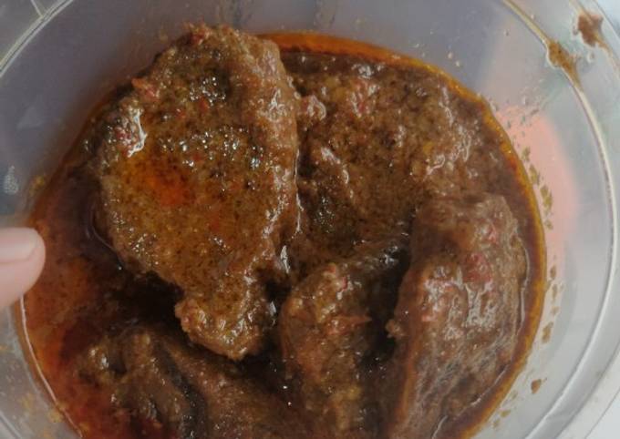 Resep Rendang daging sapi (sengkel) oleh AMILIA CITRA SARI DEWI - Cookpad