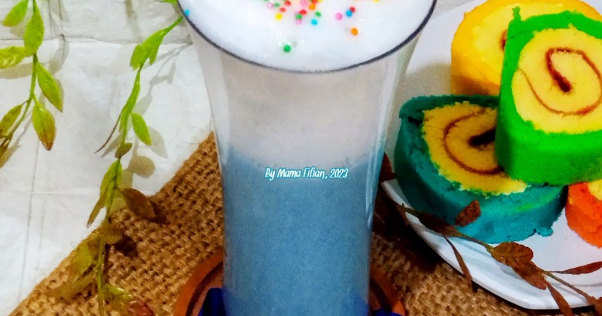 Resep Susu Bunga Telang(clitoria Ternatea Milk) oleh Lanjarsih/Mama Fifian ( MasakanRumahan ...