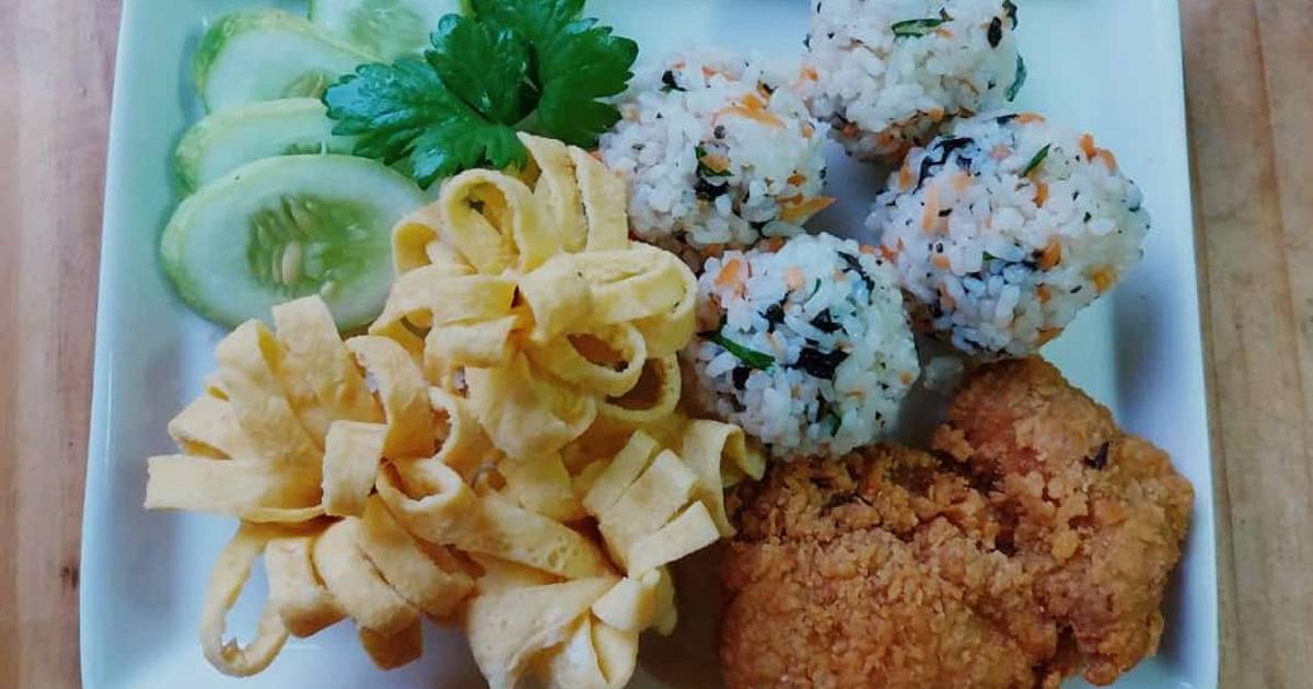 505 resep nasi bento bola enak dan mudah - Cookpad