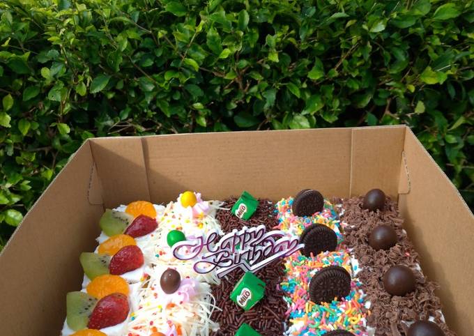 Resep Cake Potong Kekinian (Bolu Jadul) oleh novi ristiana - Cookpad