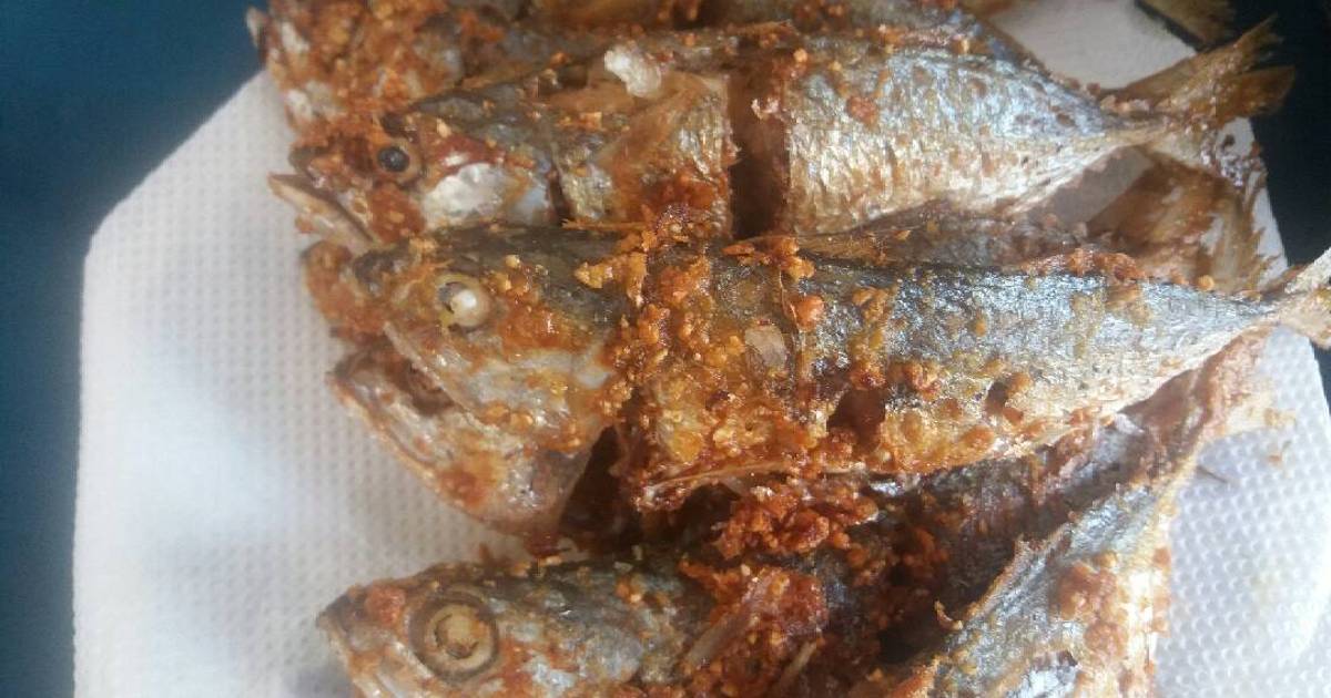 Resep Kembung goreng gaplek oleh rizatyas - Cookpad