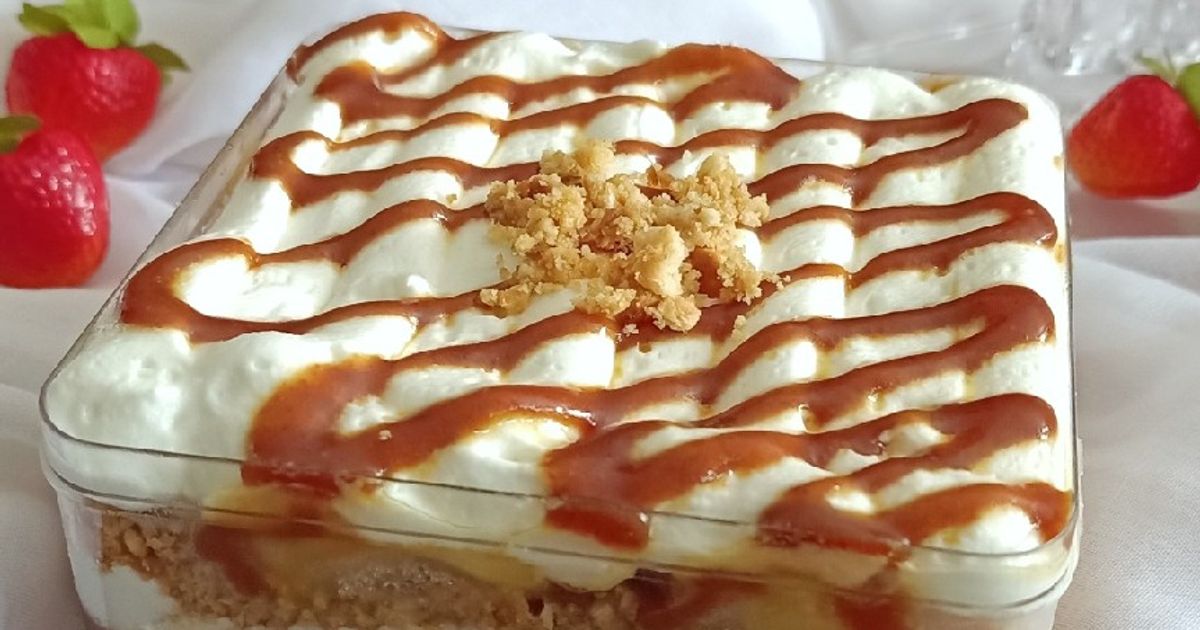 Resep banoffee desert box rumahan enak dan mudah - Cookpad