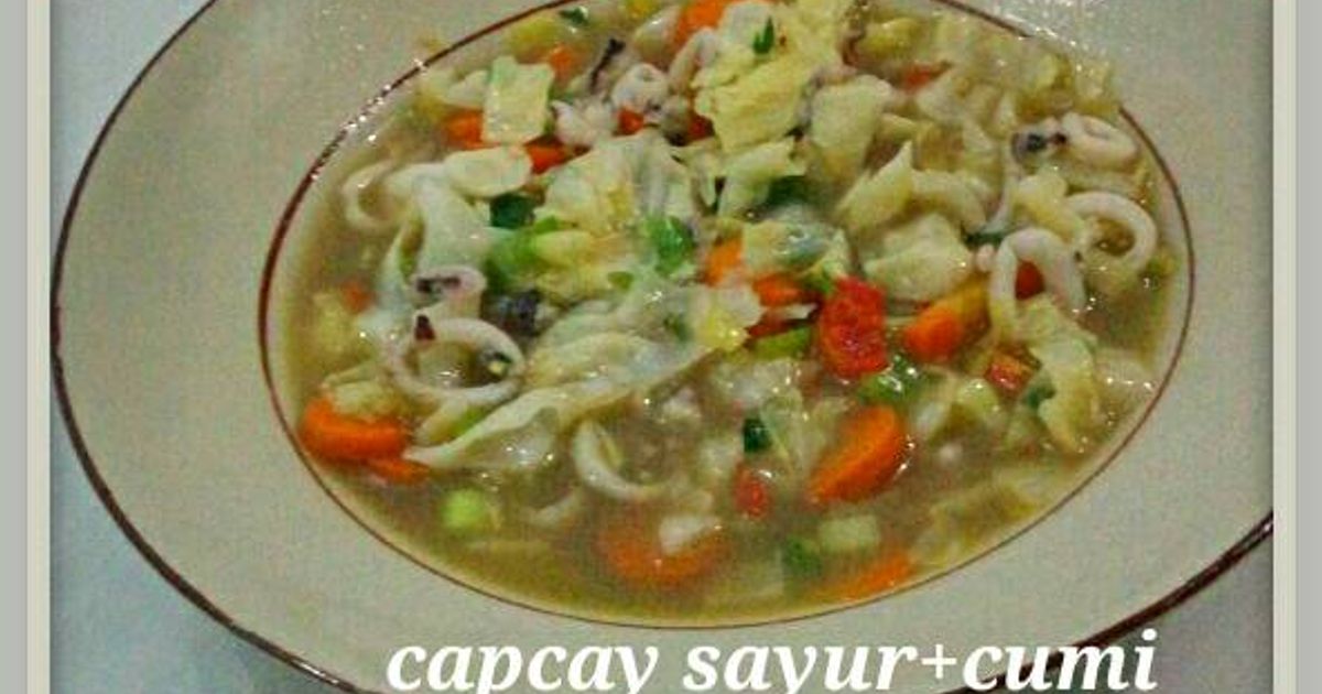 Resep Capcay Sayur+Cumi oleh Ay Ay - Cookpad
