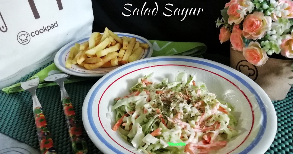 Resep 335. Salad Sayur (Enak & Mudah) oleh 🍹🍕 pawonku 🍜🍚 - Cookpad