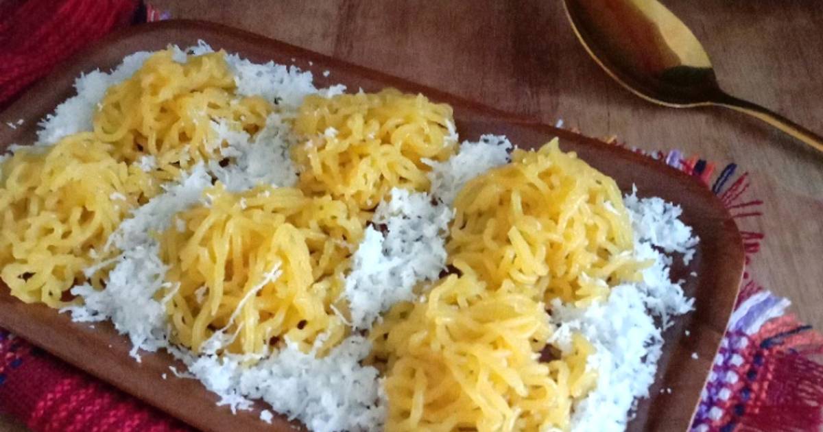 Resep Putu Mayang Labu Kuning oleh Heni Hendriany - Cookpad