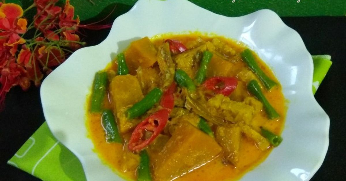 Resep Sayur Labu Tempe Teri Kuah Santan oleh Restu (Mommy Ano_ieL ...