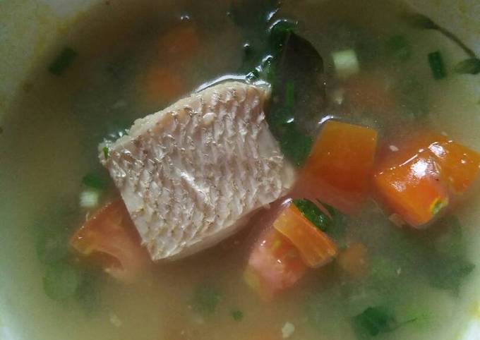 Resep Sup kakap bening segerrrr oleh rhya rafa - Cookpad