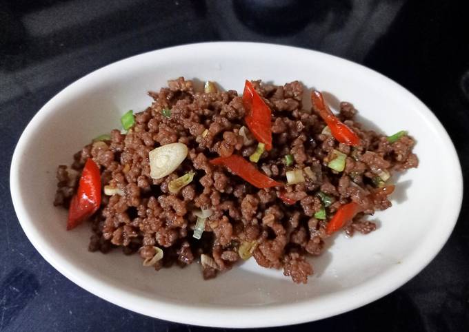 Resep Tumis Daging Cincang oleh Nova Ratu - Cookpad