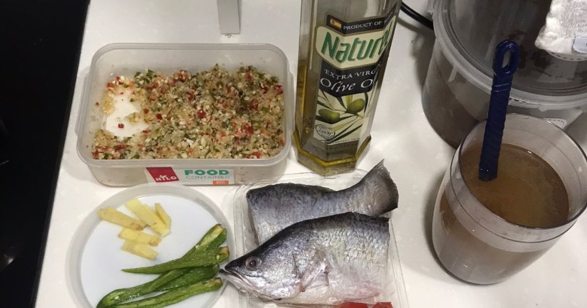 Resipi Ikan Siakap Masak Asam (Diet Menu) oleh Acu Bujang Masuk Dapur ...