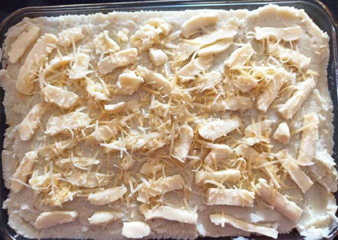 Pastel de carne con puré instantáneo y queso cremoso Receta de Fer en ...