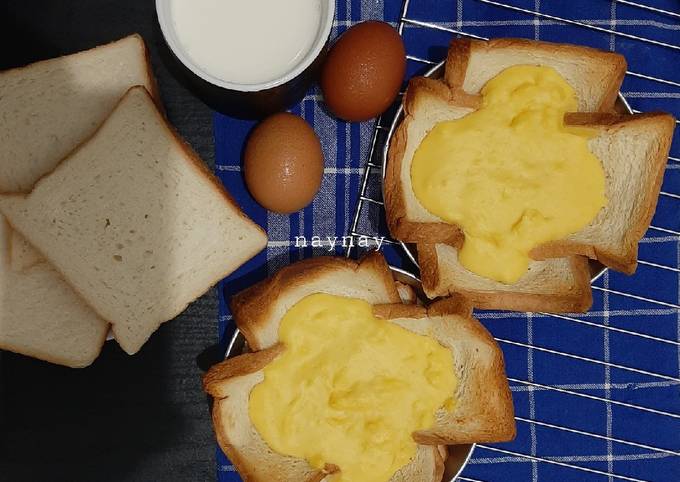 Resep Egg Tart Roti Tawar oleh NayNay - Cookpad